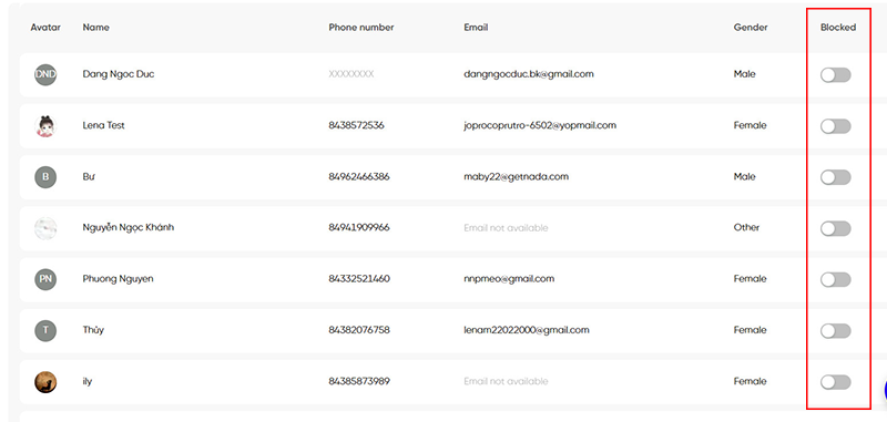 How to block customers – Maby Help Center